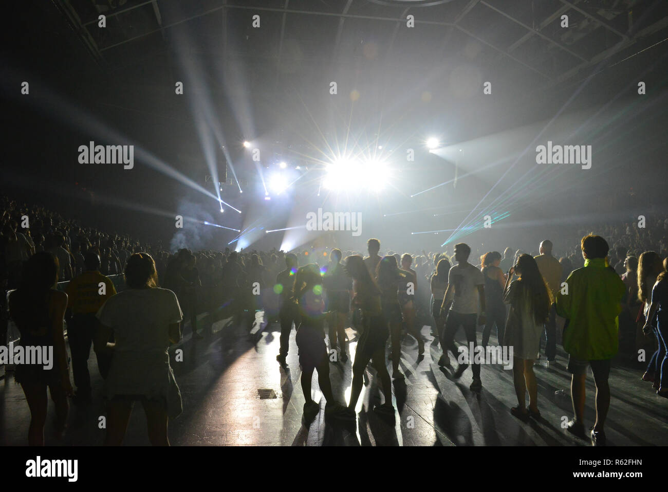 Zedd performing live in concert at Watsco Center in Carol Gables ...