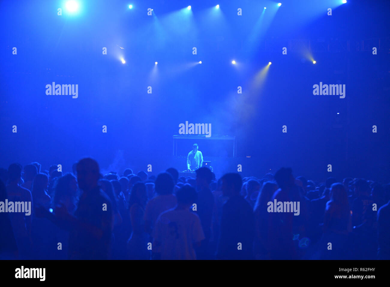 Zedd performing live in concert at Watsco Center in Carol Gables ...