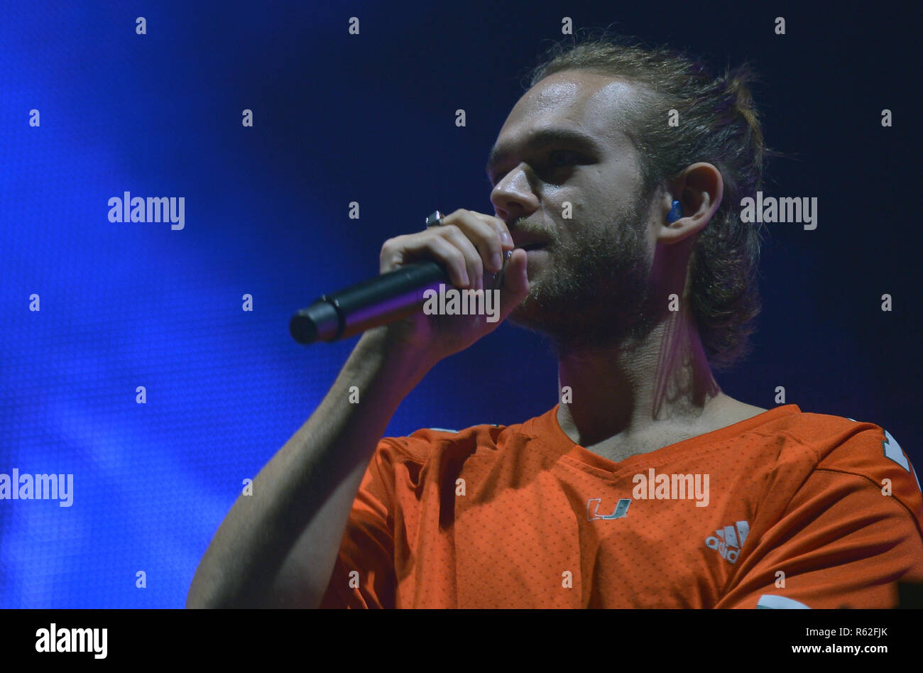 Zedd performing live in concert at Watsco Center in Carol Gables ...