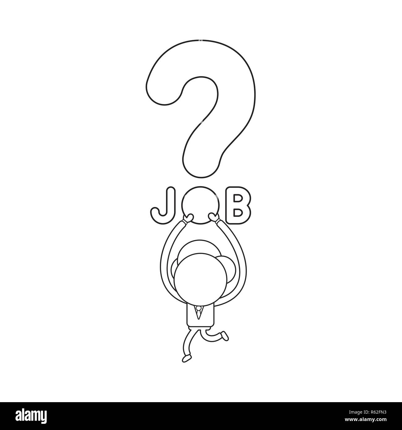 Job interview question mark Cut Out Stock Images & Pictures - Alamy