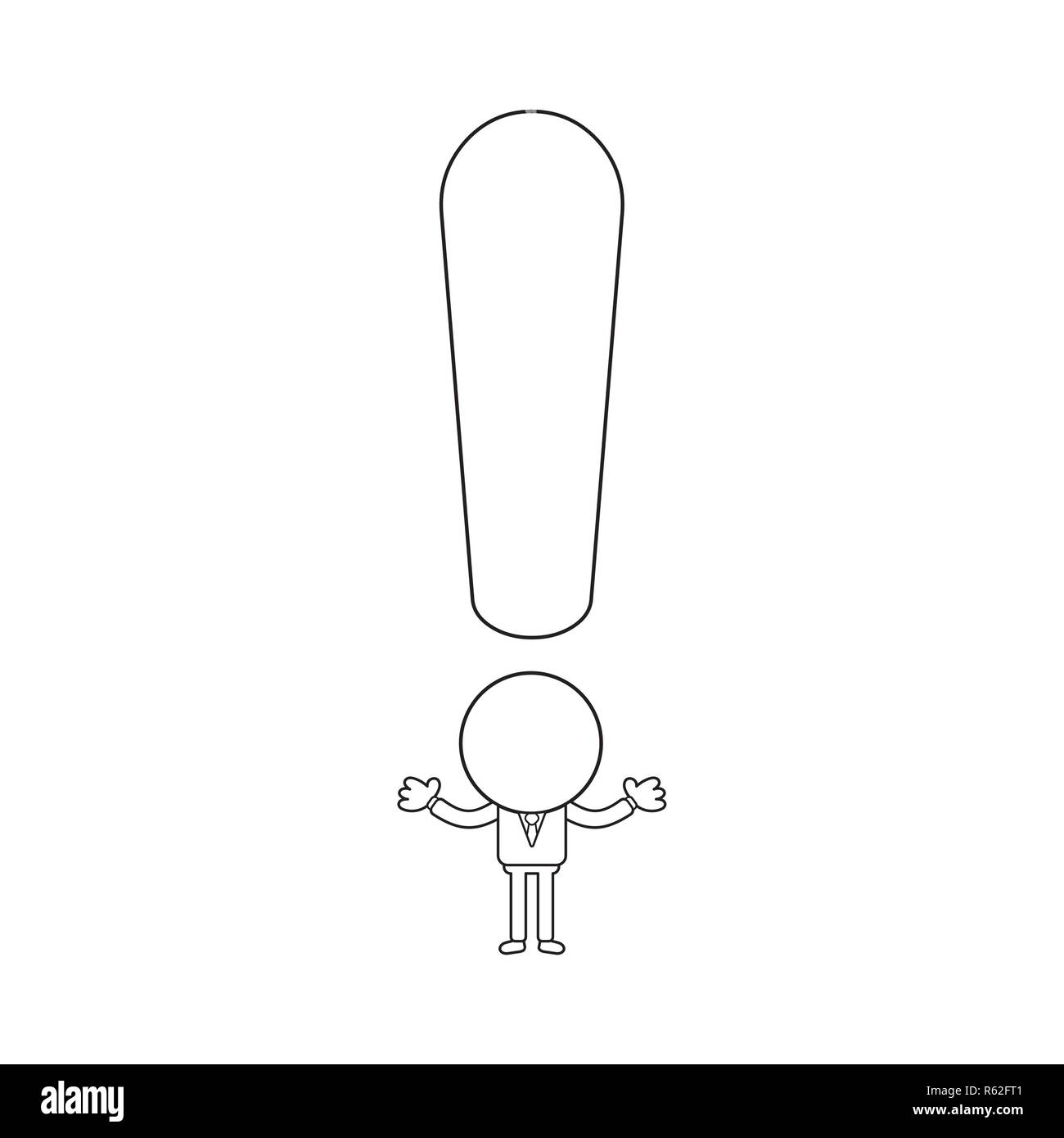 Exclamation Mark Coloring Page