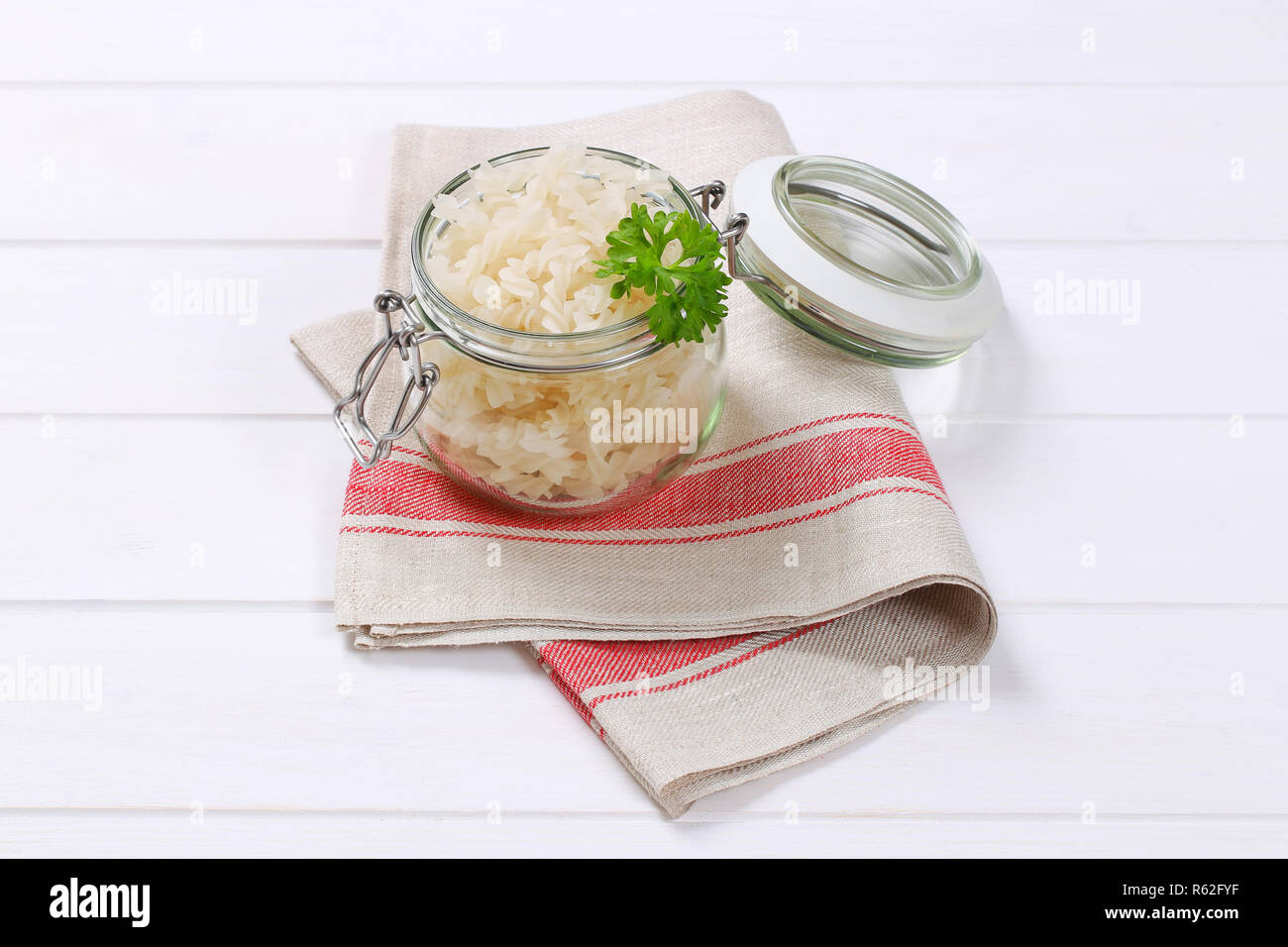 rice pasta fusilli Stock Photo - Alamy