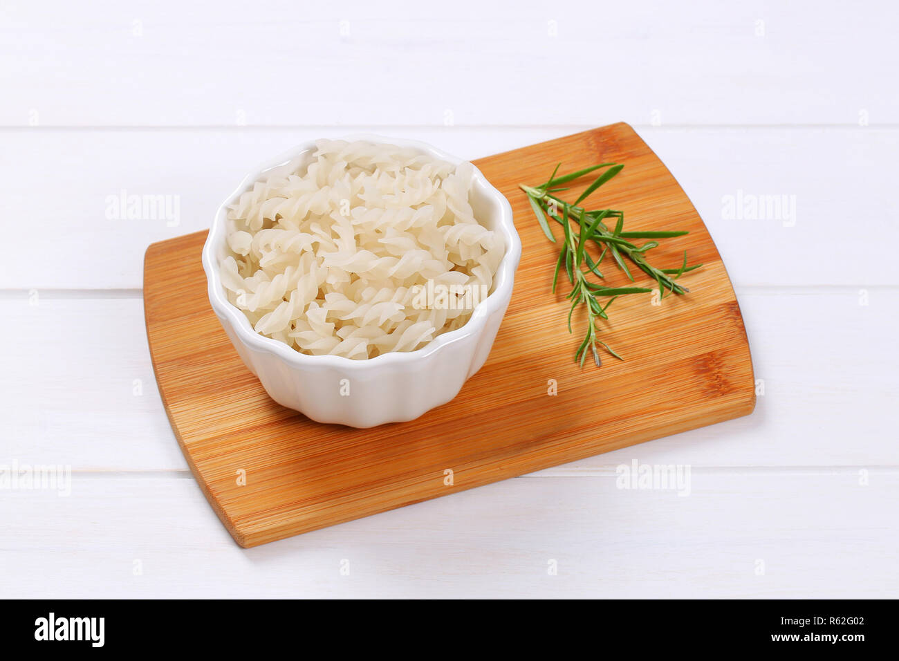 rice pasta fusilli Stock Photo - Alamy