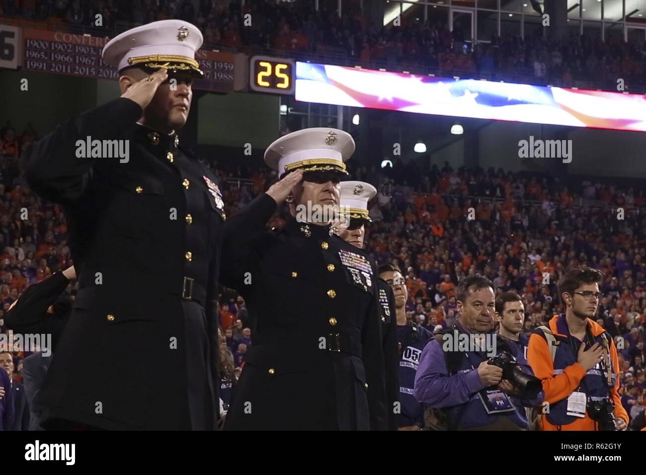 Col. William C. Gray, right, commanding officer of 6th Marine Corps ...