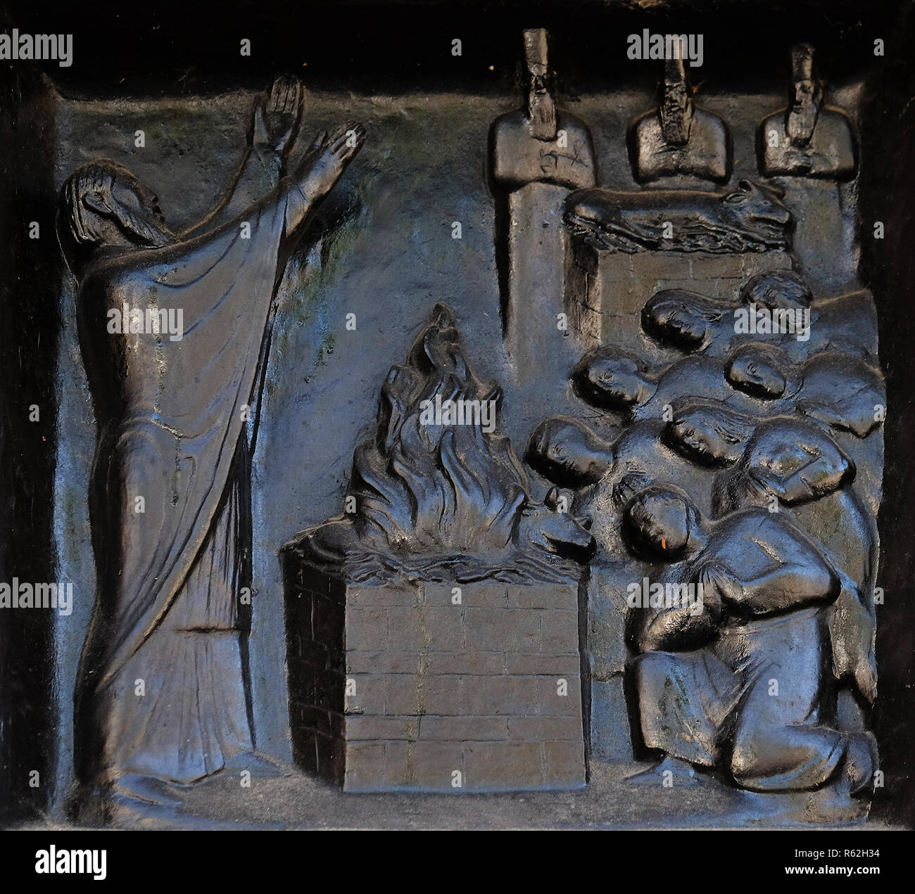 Thou shalt have no other gods beside me - Elijah on the Carmel, relief ...