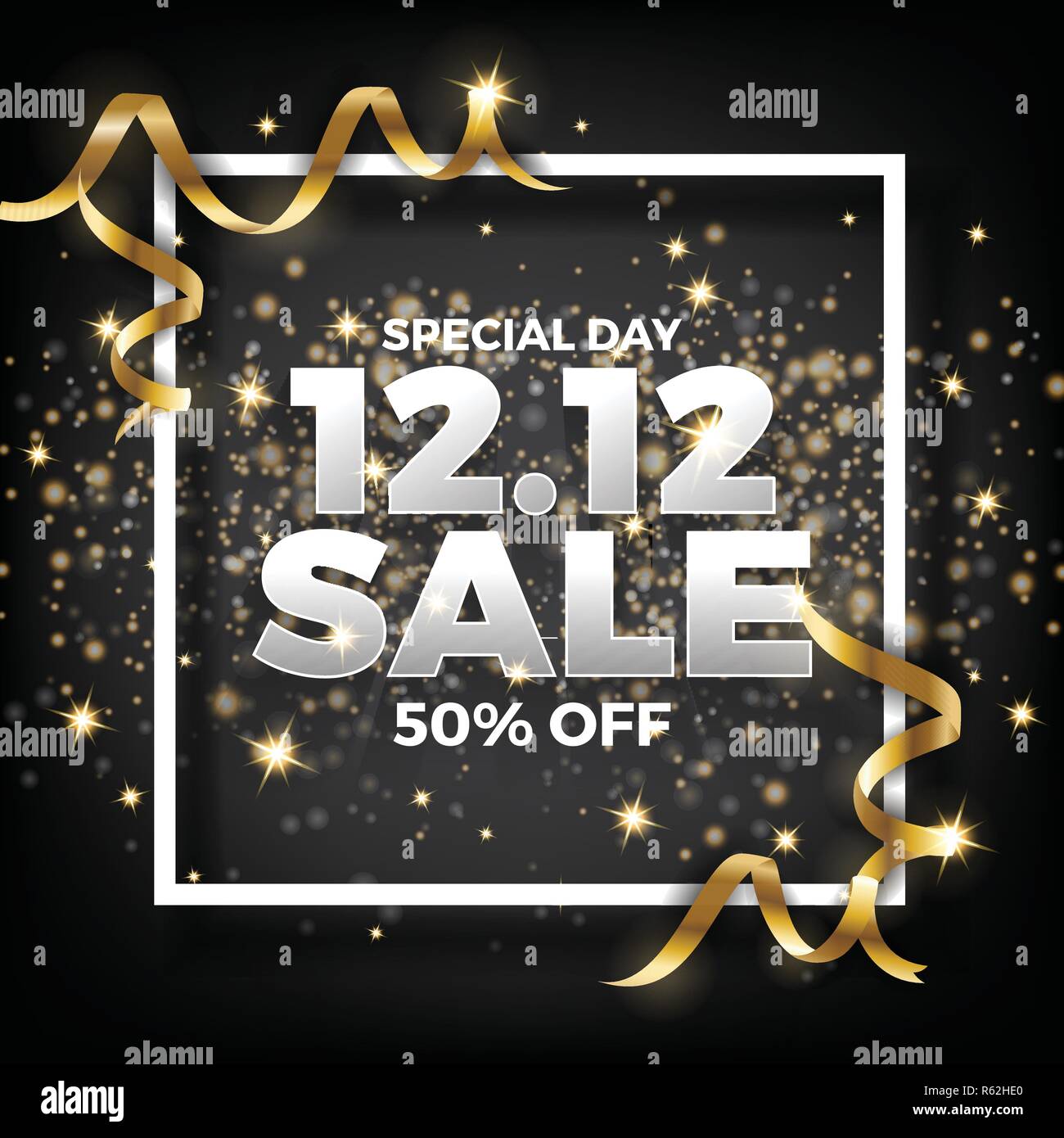 12.12 Shopping day sale banner background. 12 December sale poster ...