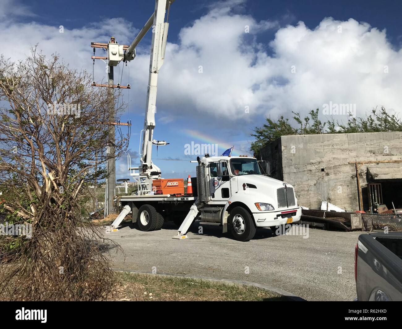 SAIPAN, CNMI (Nov. 17, 2018) -- A Guam Power Authority electrician ...