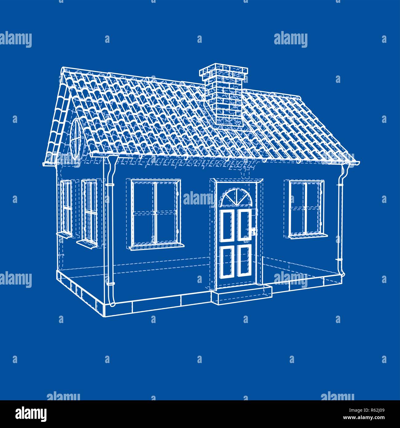 House sketch hi-res stock photography and images - Alamy