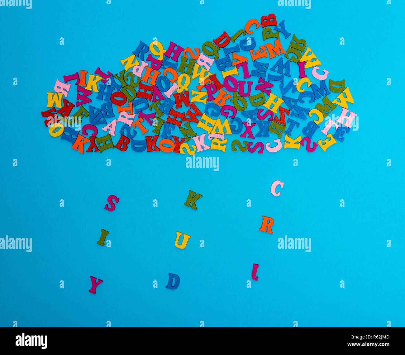 Raining letters hi-res stock photography and images - Alamy