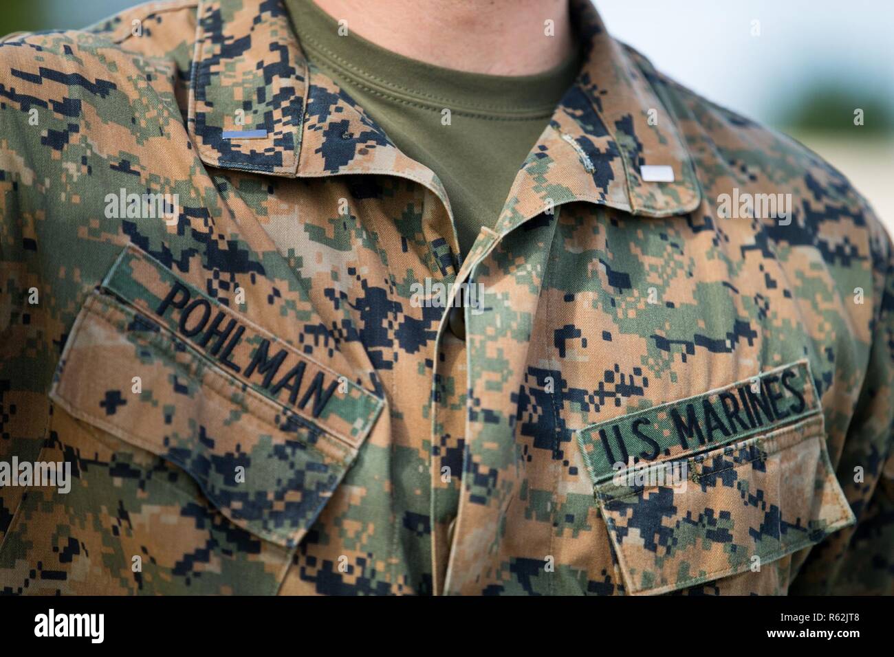 U.S. Marine Corps 2nd Lt. Joseph Pohlman, rifle platoon commander, 3rd ...