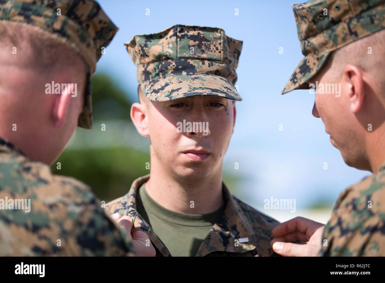 U.S. Marine Corps 2nd Lt. Joseph Pohlman, rifle platoon commander, 3rd ...