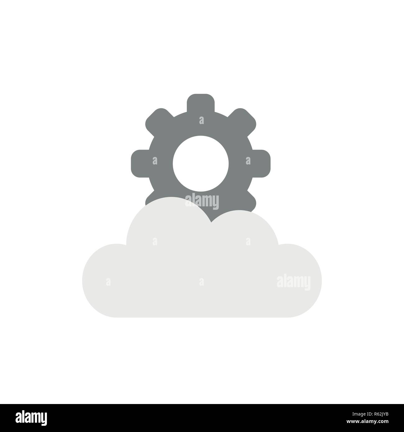 Database concept gear on Stock Vector Images - Alamy