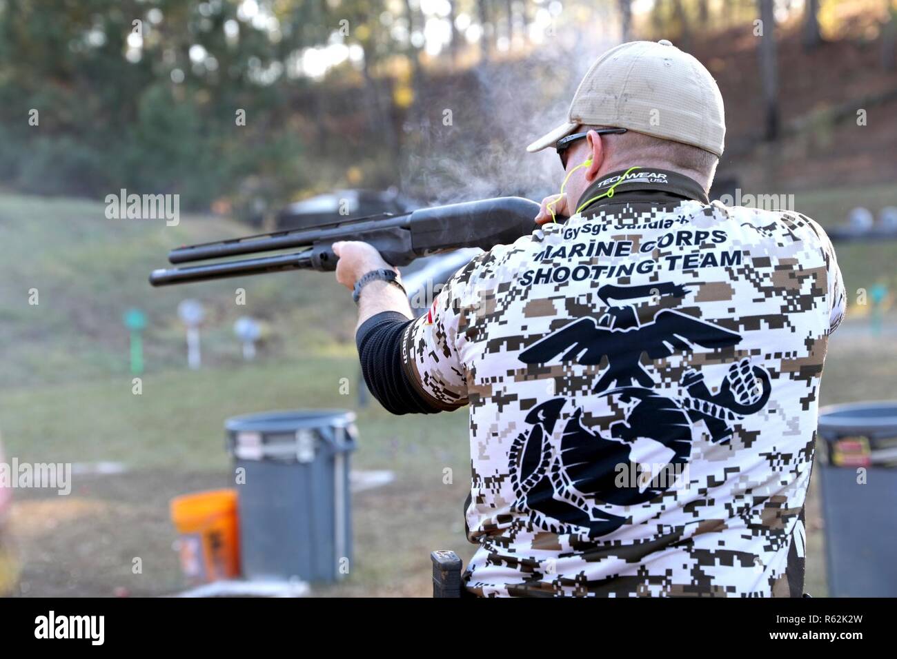 Gunnery Sgt. Matt Gundlach with the Marine Corps Shooting Team out of ...