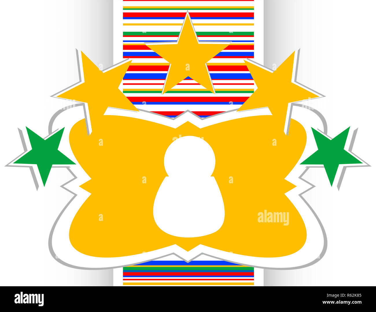 Male signs. web icon button and stars Stock Photo - Alamy