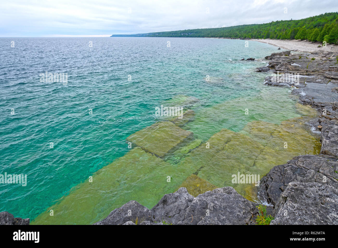 Dolomite Blocks in the Lake Water Stock Photo - Alamy