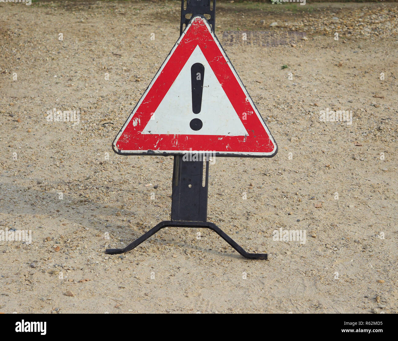 Generic danger sign Stock Photo - Alamy