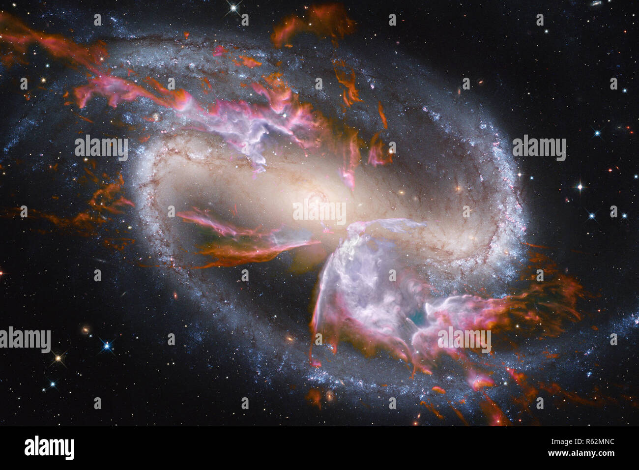 Nebulae and stars in deep space. Cosmic art, science fiction wallpaper ...