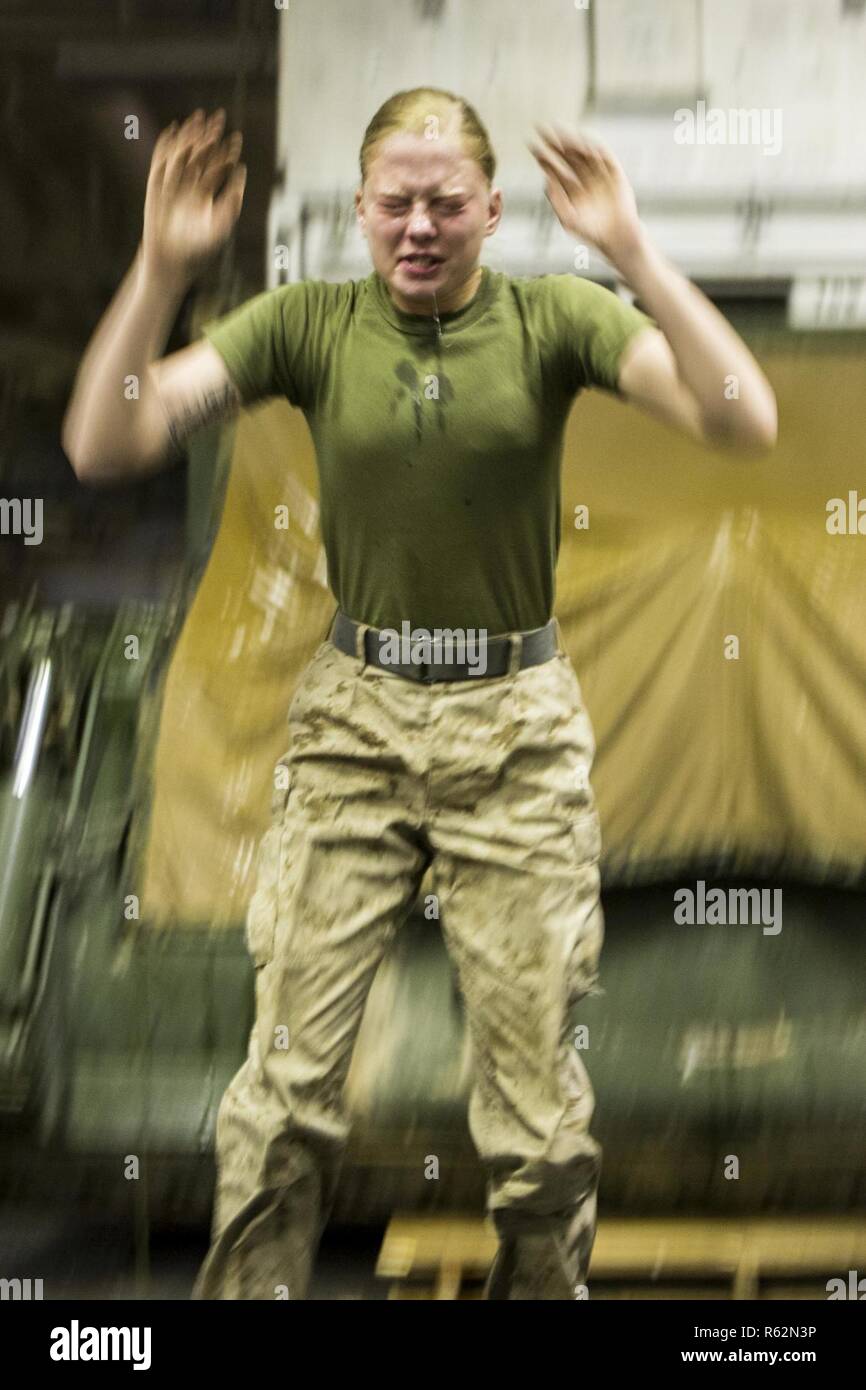 ARABIAN GULF – U.S. Marine Lance Cpl. Karley Gregory, a radio operator ...