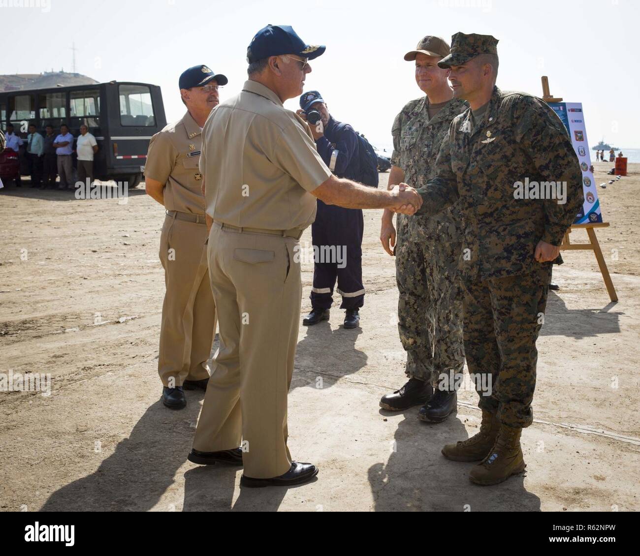 Peruvian Navy Adm. Fernando Cerdan, commander in chief of the Peruvian ...