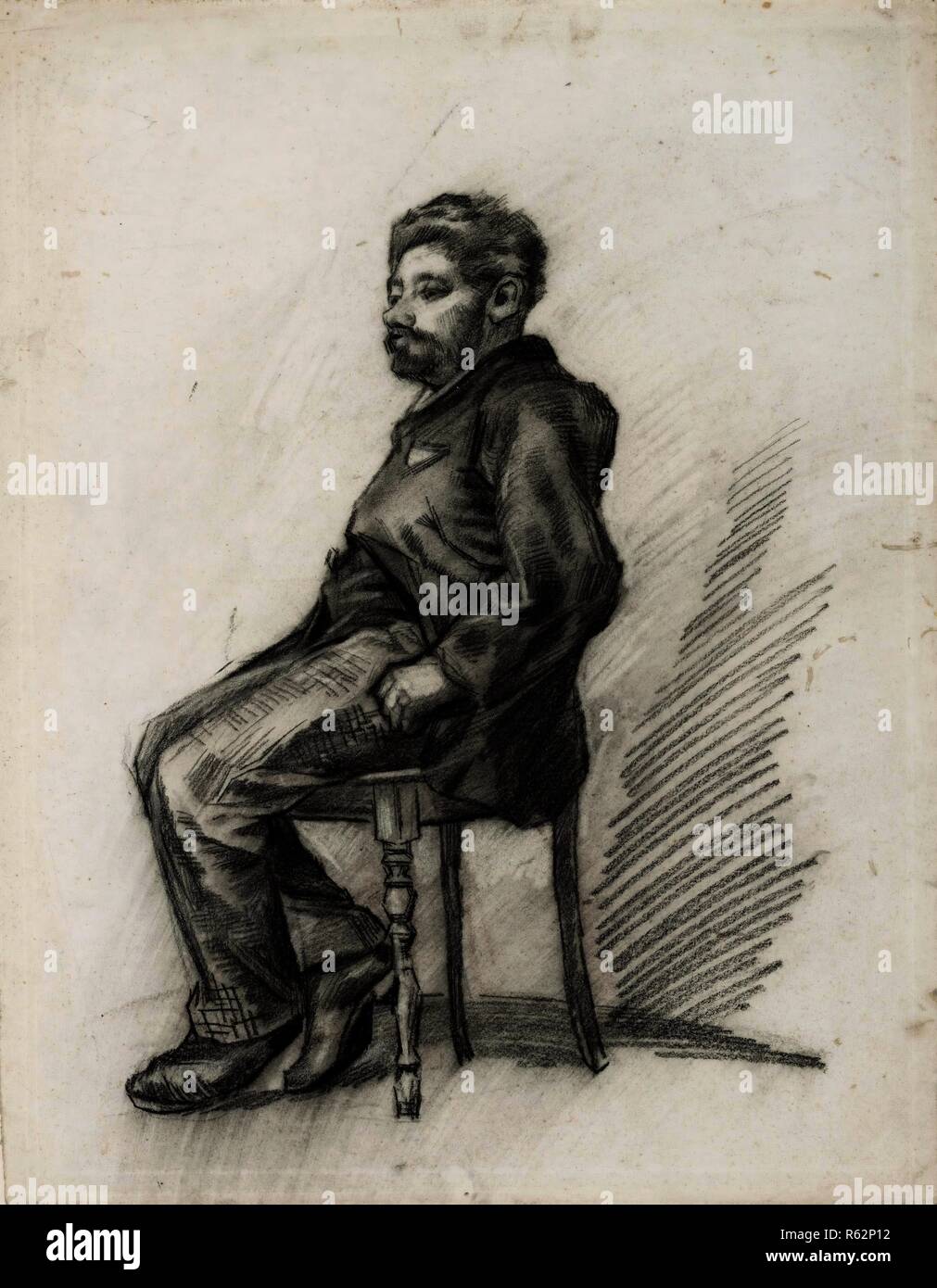 Seated Man with a Beard. Date: January-February 1886, Antwerp ...