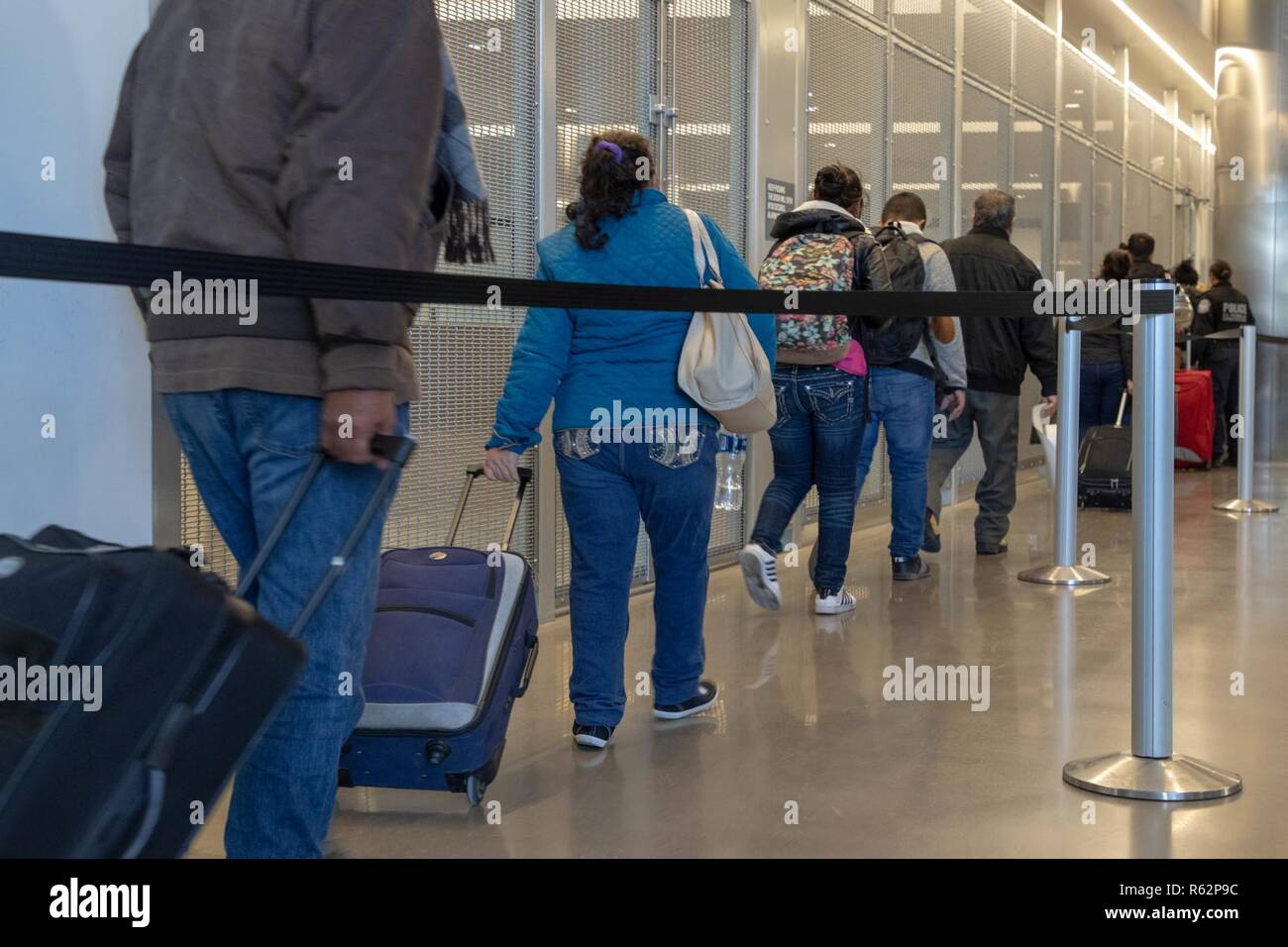 Border force officers process hi-res stock photography and images - Alamy