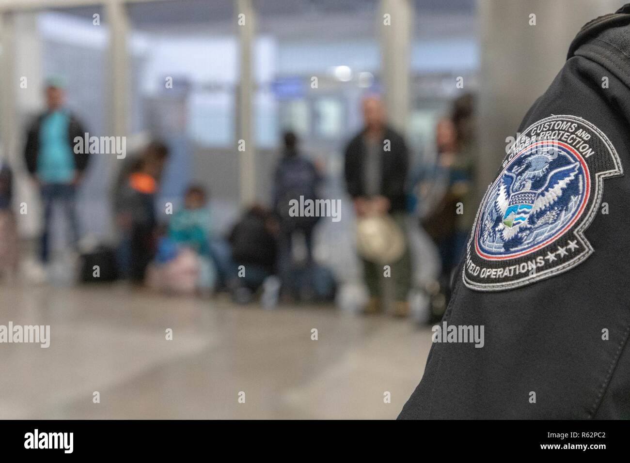 Border force officers process hi-res stock photography and images - Alamy