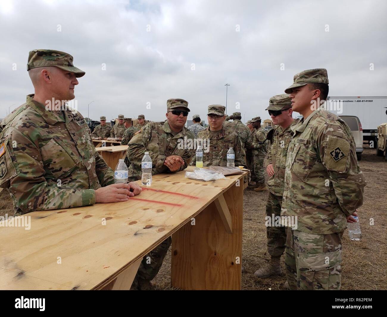 U.S. Army Col. Richard Ball, Commander, 89th Military Police Brigade ...