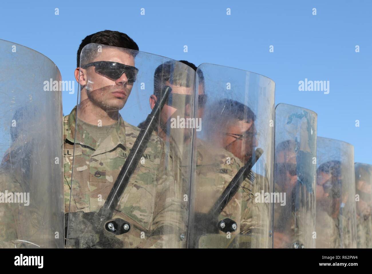 Soldiers from the 65th MP (Military Police) Company Airborne, 503rd MP ...