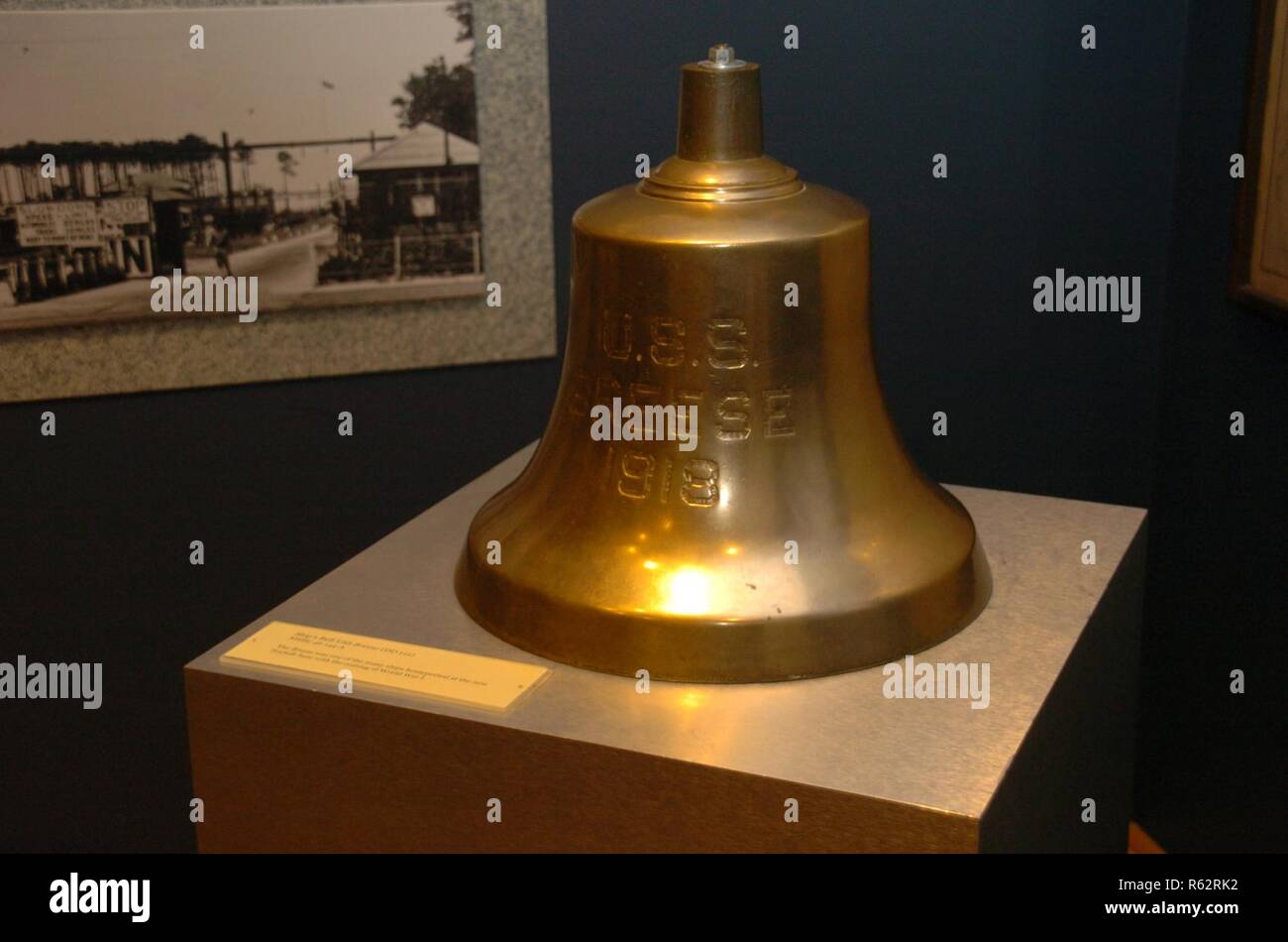 The Hampton Roads Naval Museum’s gallery contains the ship’s bell from ...
