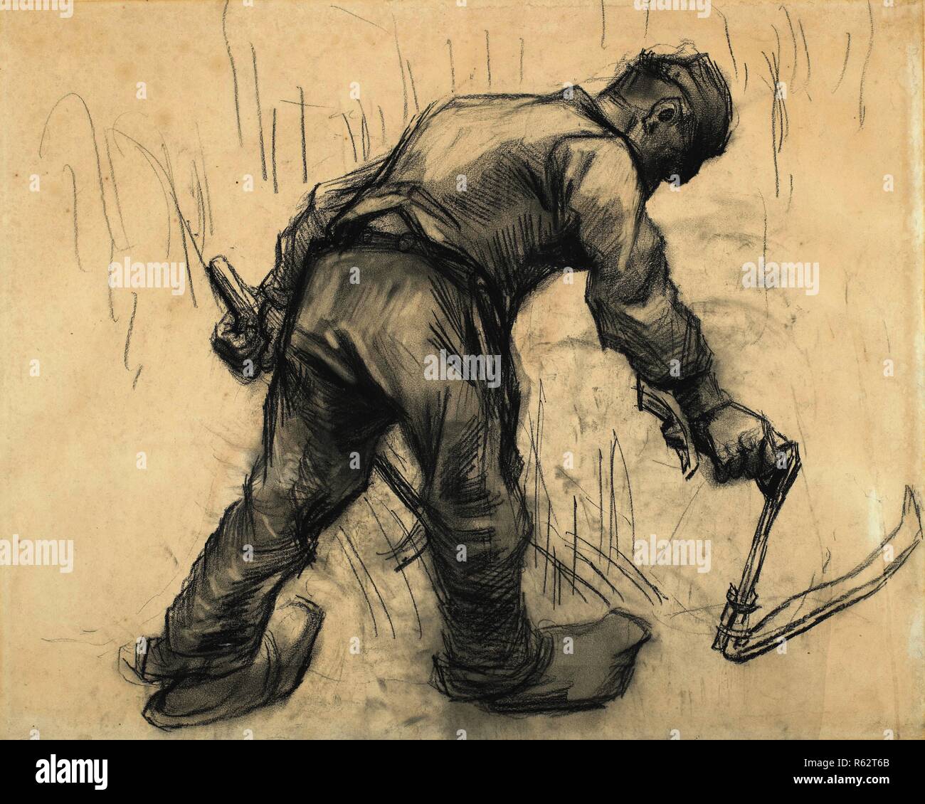 Vincent van gogh reaper hi-res stock photography and images - Alamy