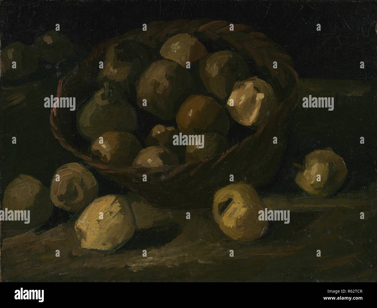 Basket of Apples. Date: September 1885, Nuenen. Dimensions: 33.5 cm x ...