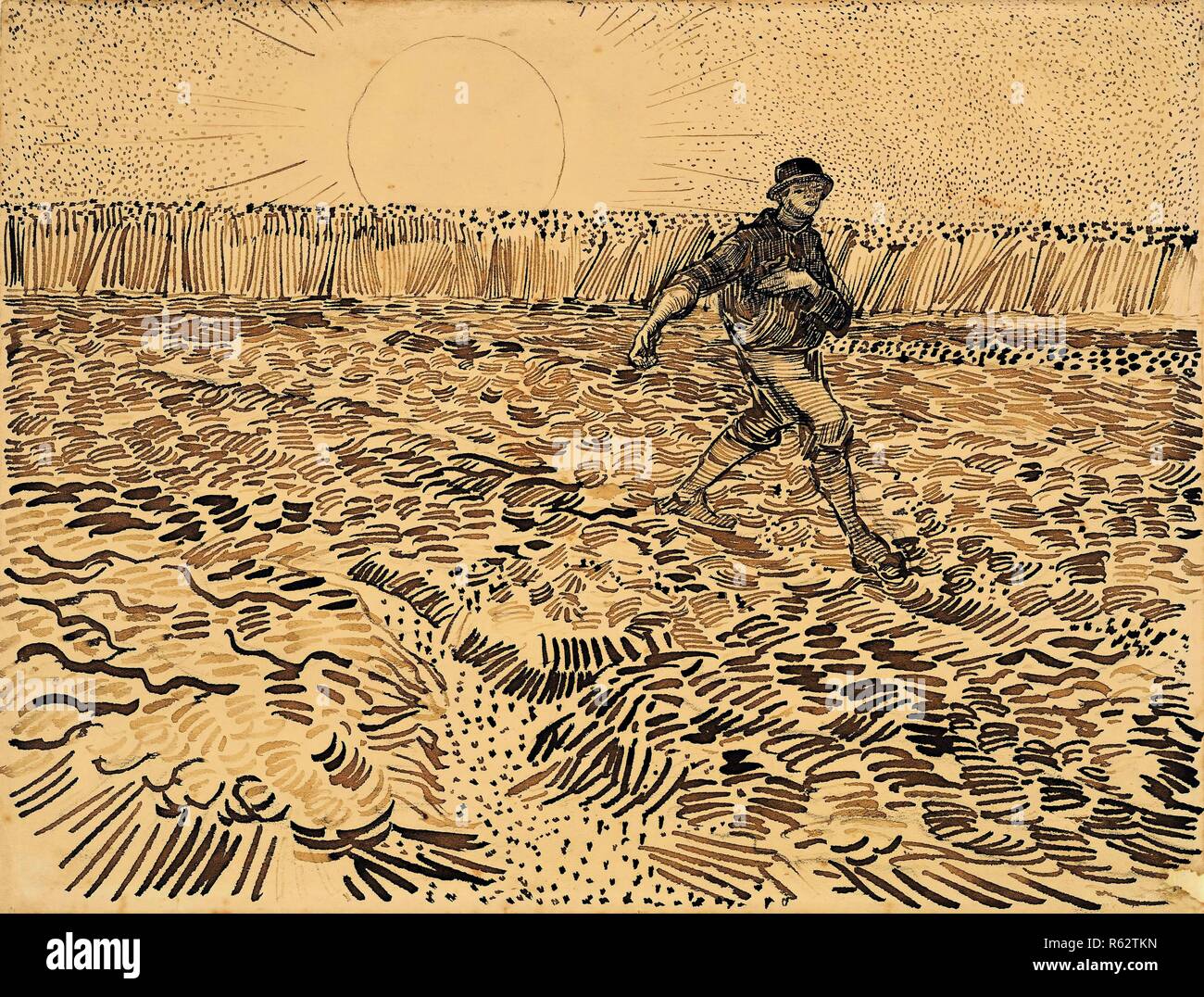 The sower 1888 vincent van gogh hi-res stock photography and images - Alamy