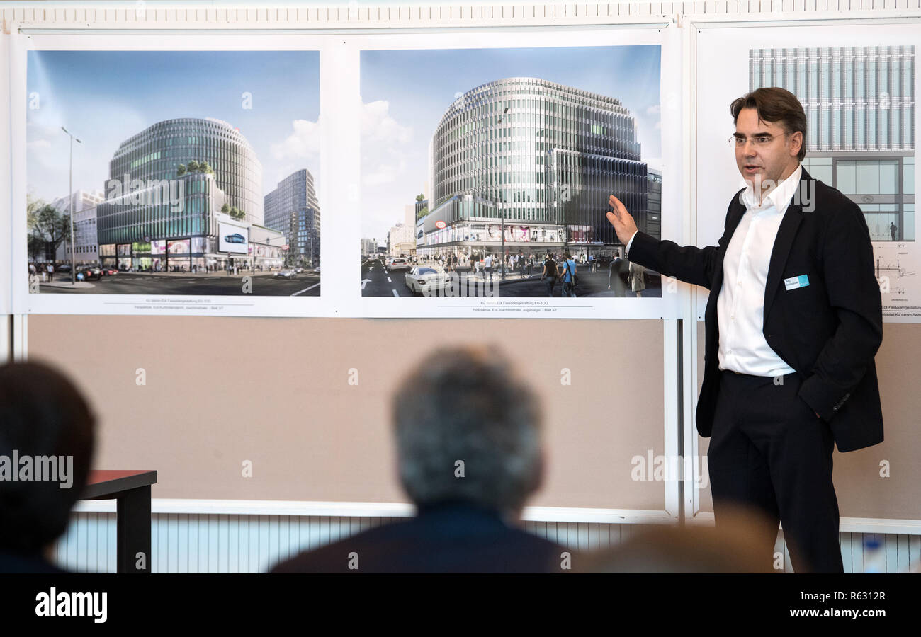 03 December 2018, Berlin: Kai Ritzke, architect of Kerkan, Marg und ...