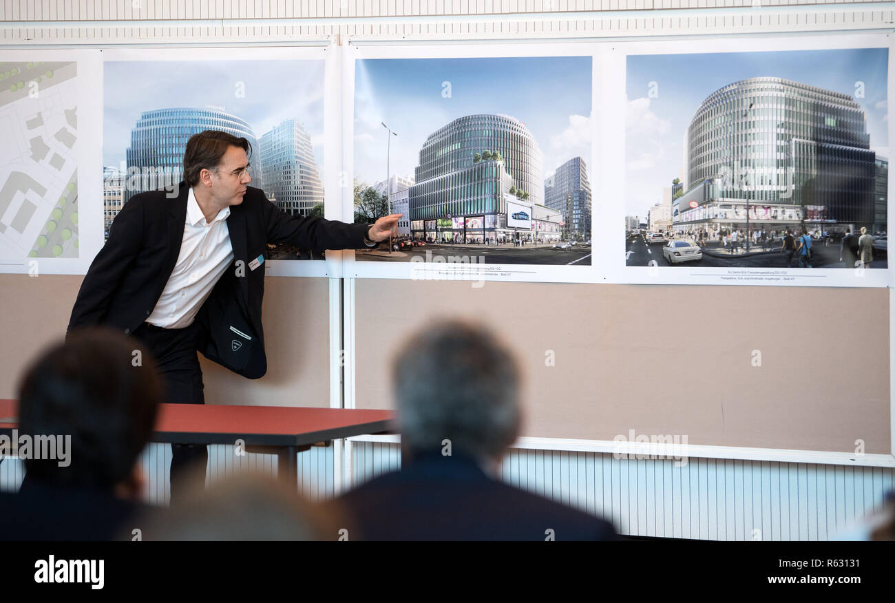 03 December 2018, Berlin: Kai Ritzke, architect of Kerkan, Marg und ...