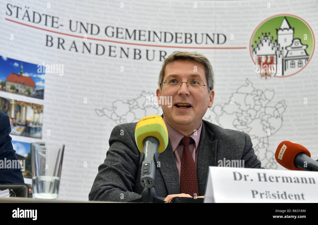 Potsdam, Germany. 03rd Dec, 2018. Oliver Hermann, President of the ...