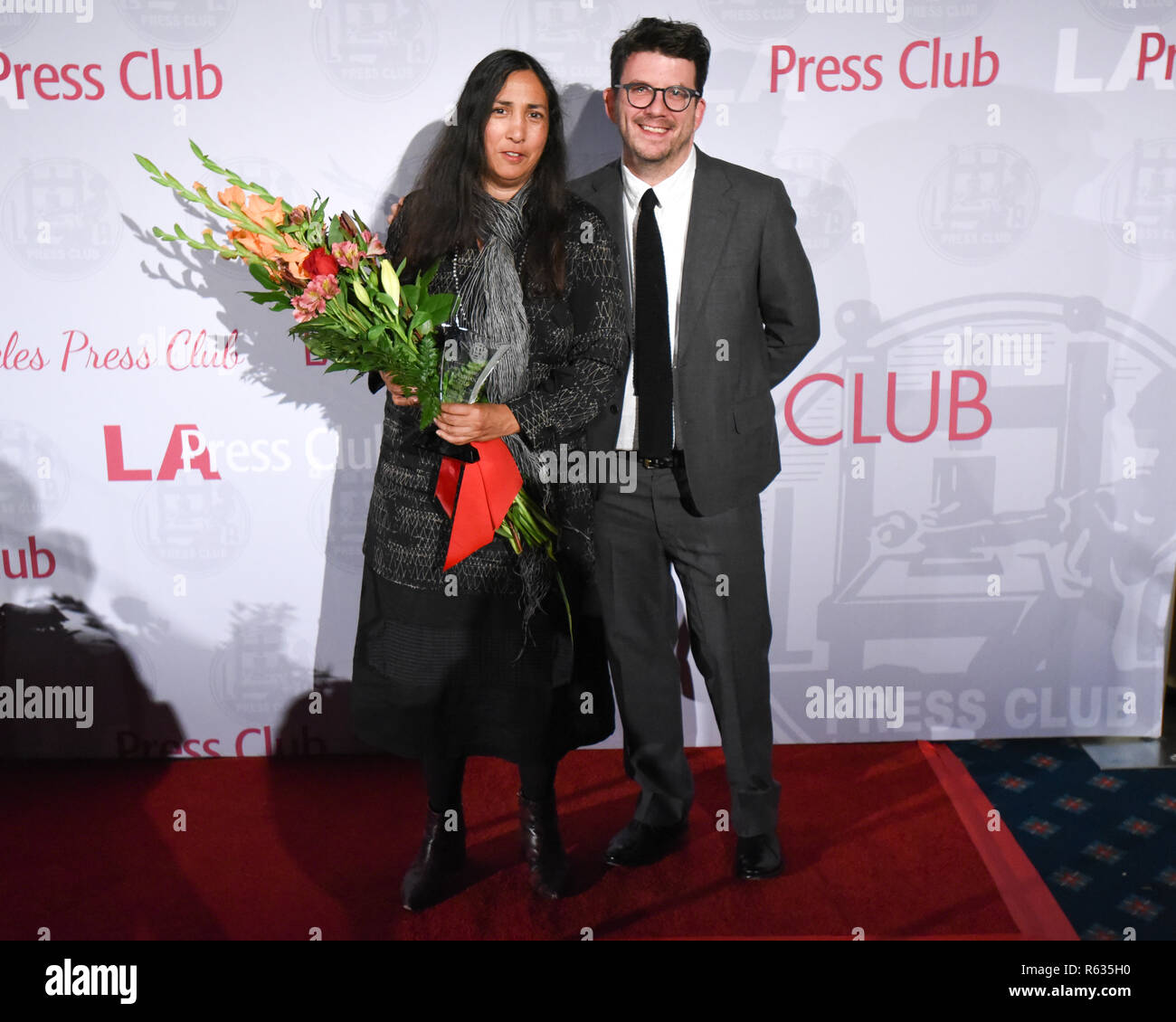 Los Angeles, California, USA. 2nd Dec, 2018. LAURIE OCHOA and PETER ...