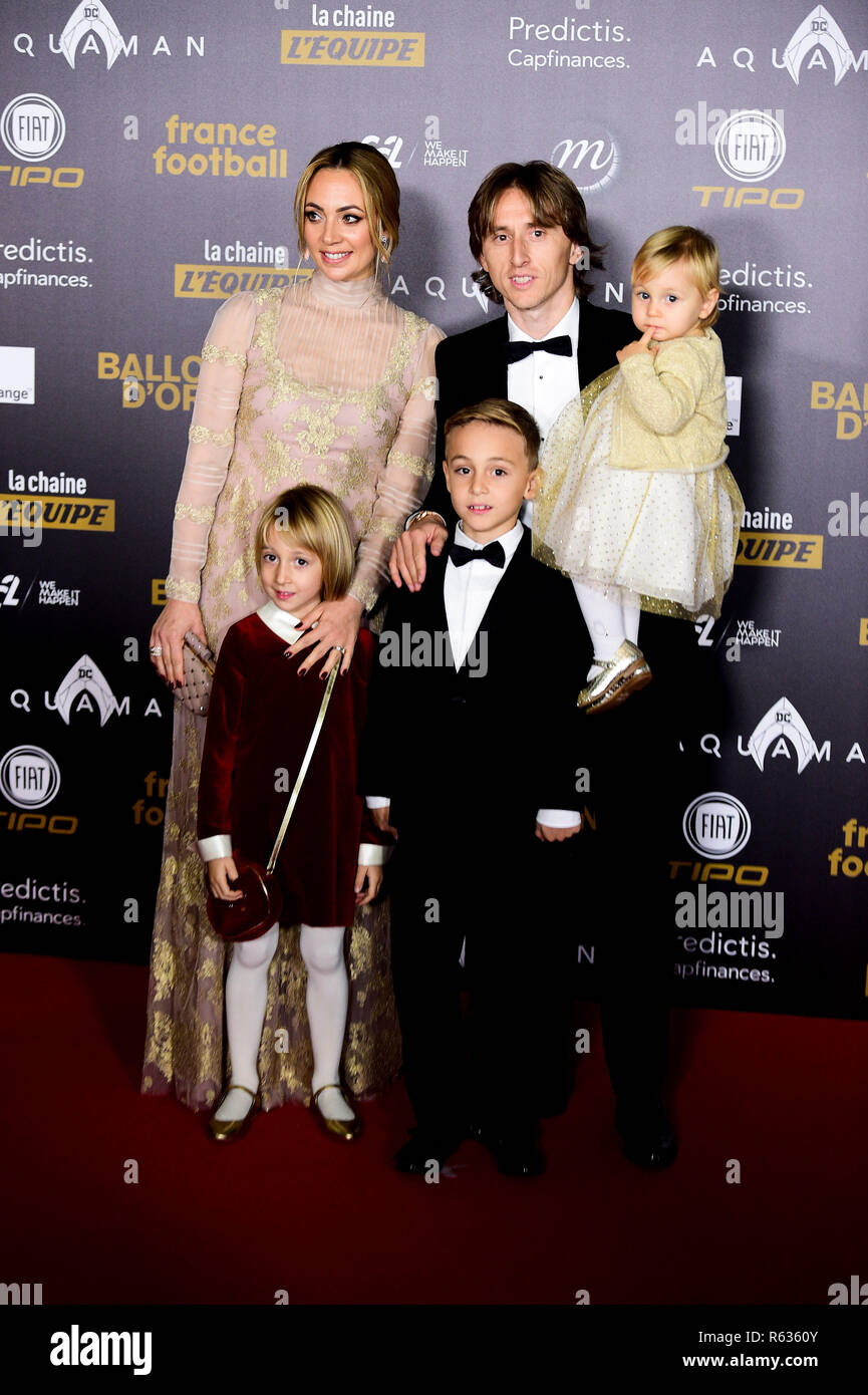 Paris, France. 3rd Dec, 2018. 2018 Ballon d'Or Awards for the Worlds ...