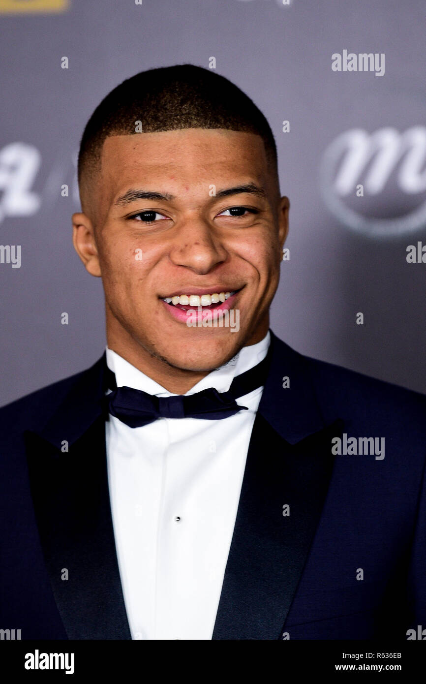 Paris, France. 3rd Dec, 2018. 2018 Ballon d'Or Awards for the Worlds ...