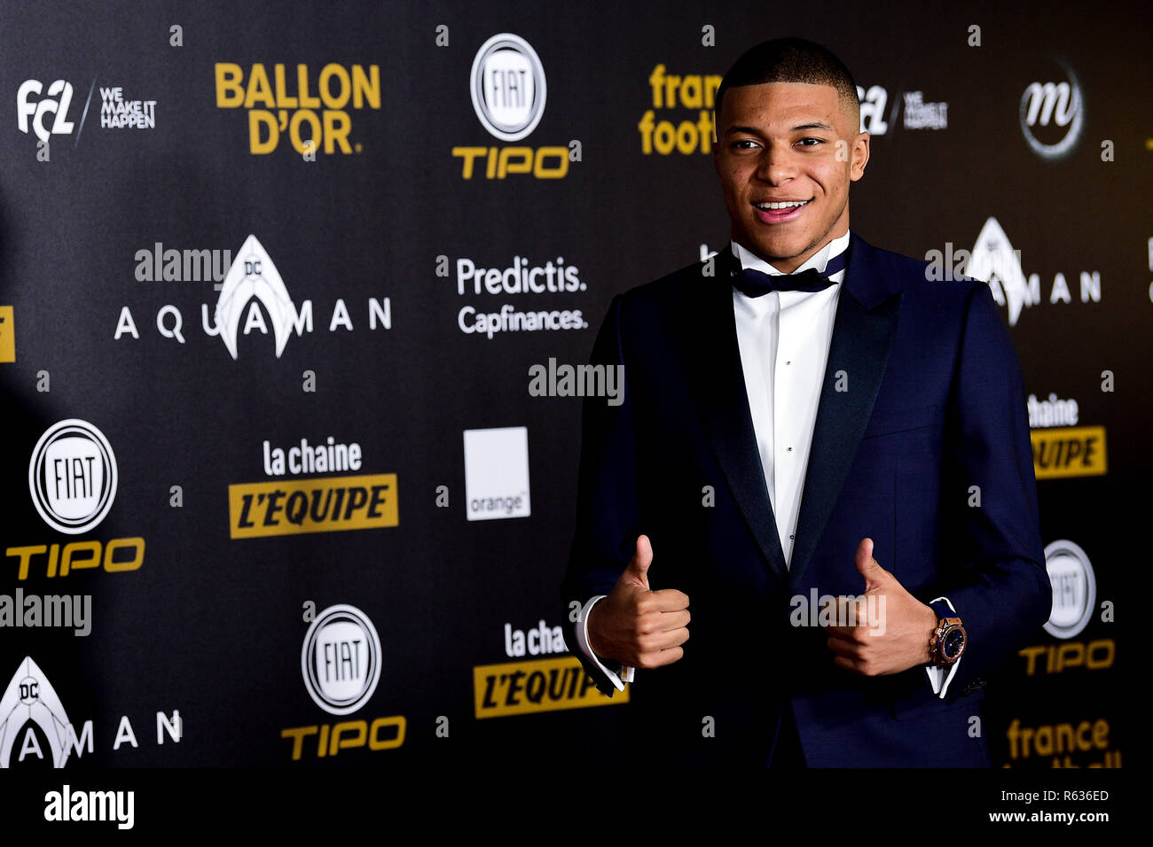 Paris, France. 3rd Dec, 2018. 2018 Ballon d'Or Awards for the Worlds ...