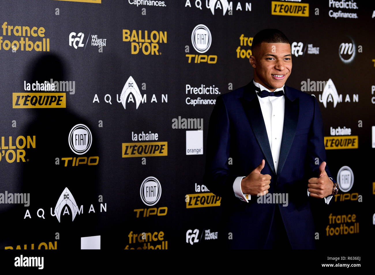 Paris, France. 3rd Dec, 2018. 2018 Ballon d'Or Awards for the Worlds ...