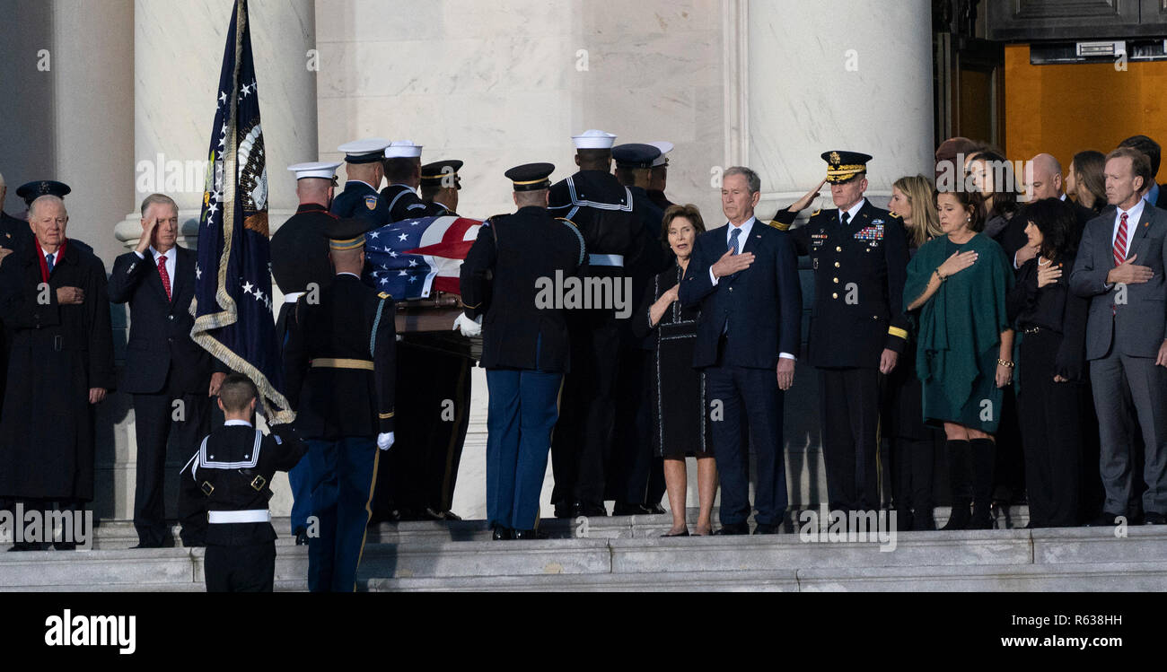 Washington, United States Of America. 03rd Dec, 2018. Members of the ...