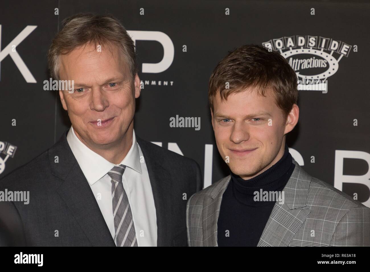 New York, NY, USA. 3rd Dec, 2018. Peter Hedges, Lucas Hedges at arrivals for BEN IS BACK ...