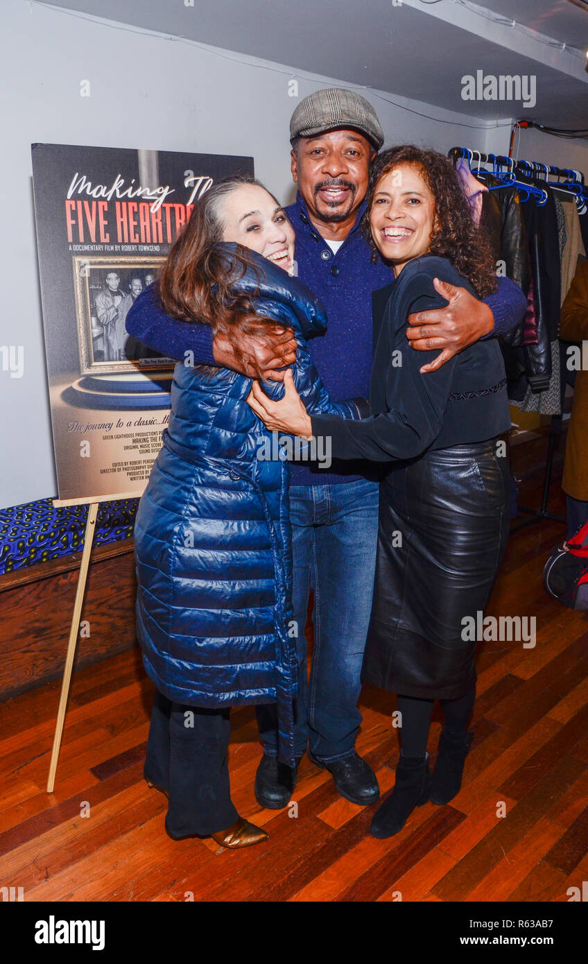 Harlem, NY, USA. 3rd Dec, 2018. Carla Brother, Robert Townsend and ...