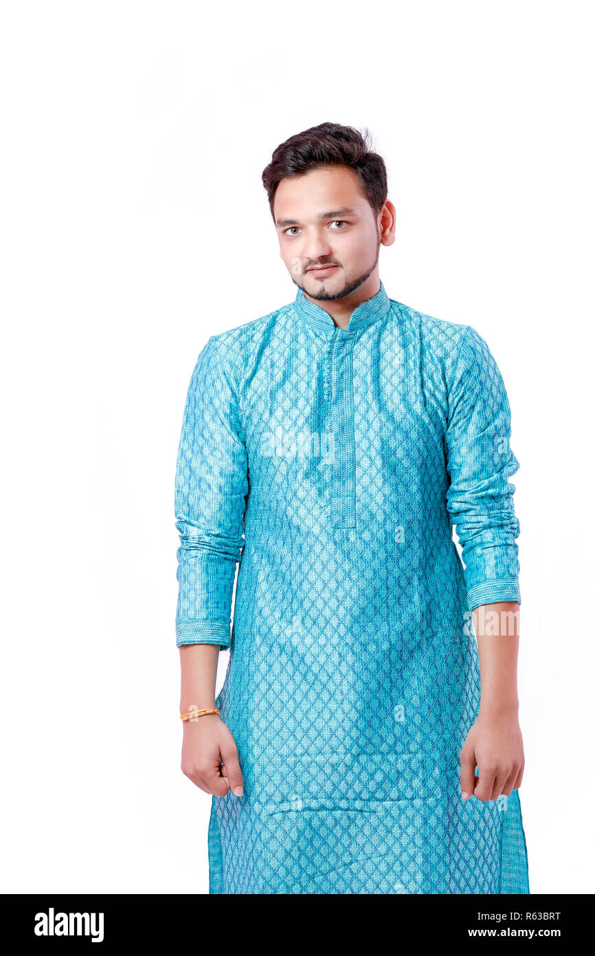young indian man in traditional wear Stock Photo - Alamy