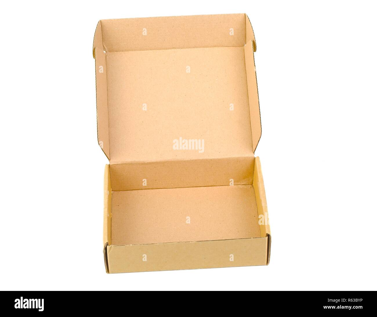 Cardboard Box Open Stock Photo - Alamy