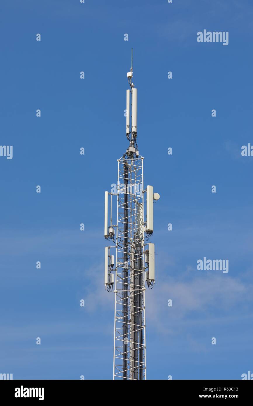 Transmitter Antenna Tower Stock Photo - Alamy