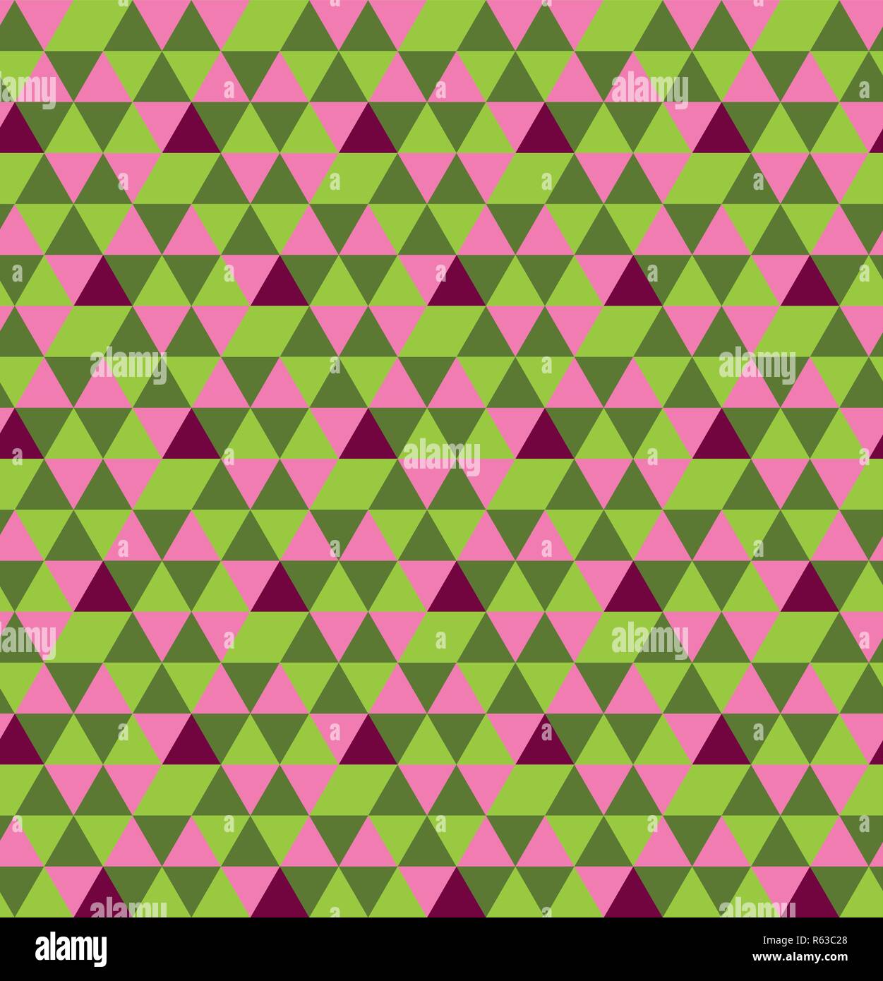 Vector hexagon from triangles seamless pattern. Repeating geometric ...