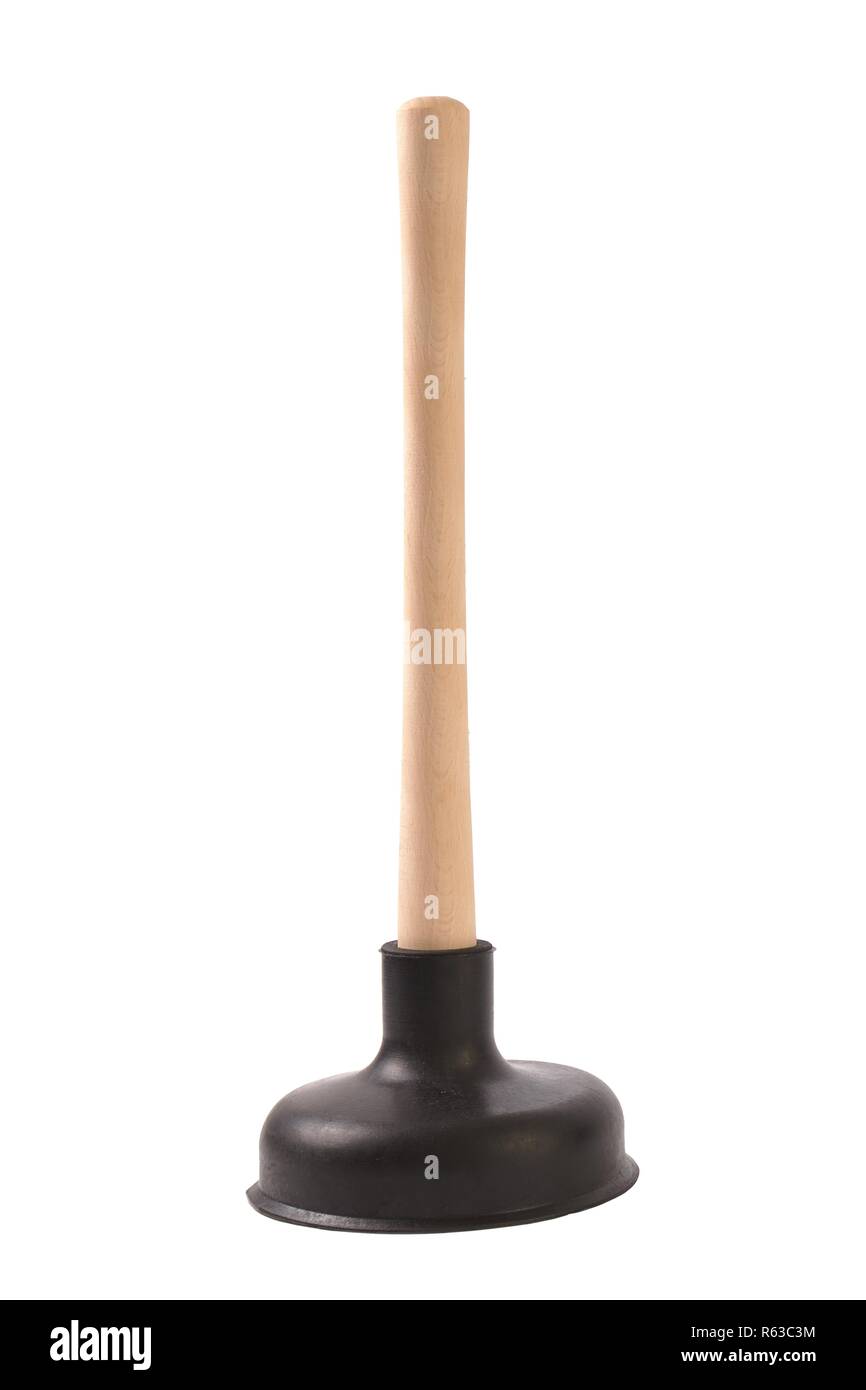 Plunger isolated on white Stock Photo - Alamy