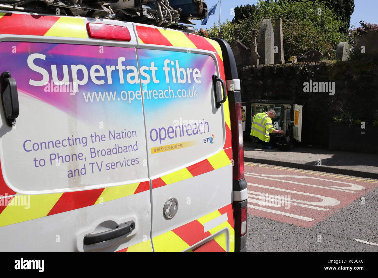 Bt openreach cabinet hi-res stock photography and images - Alamy