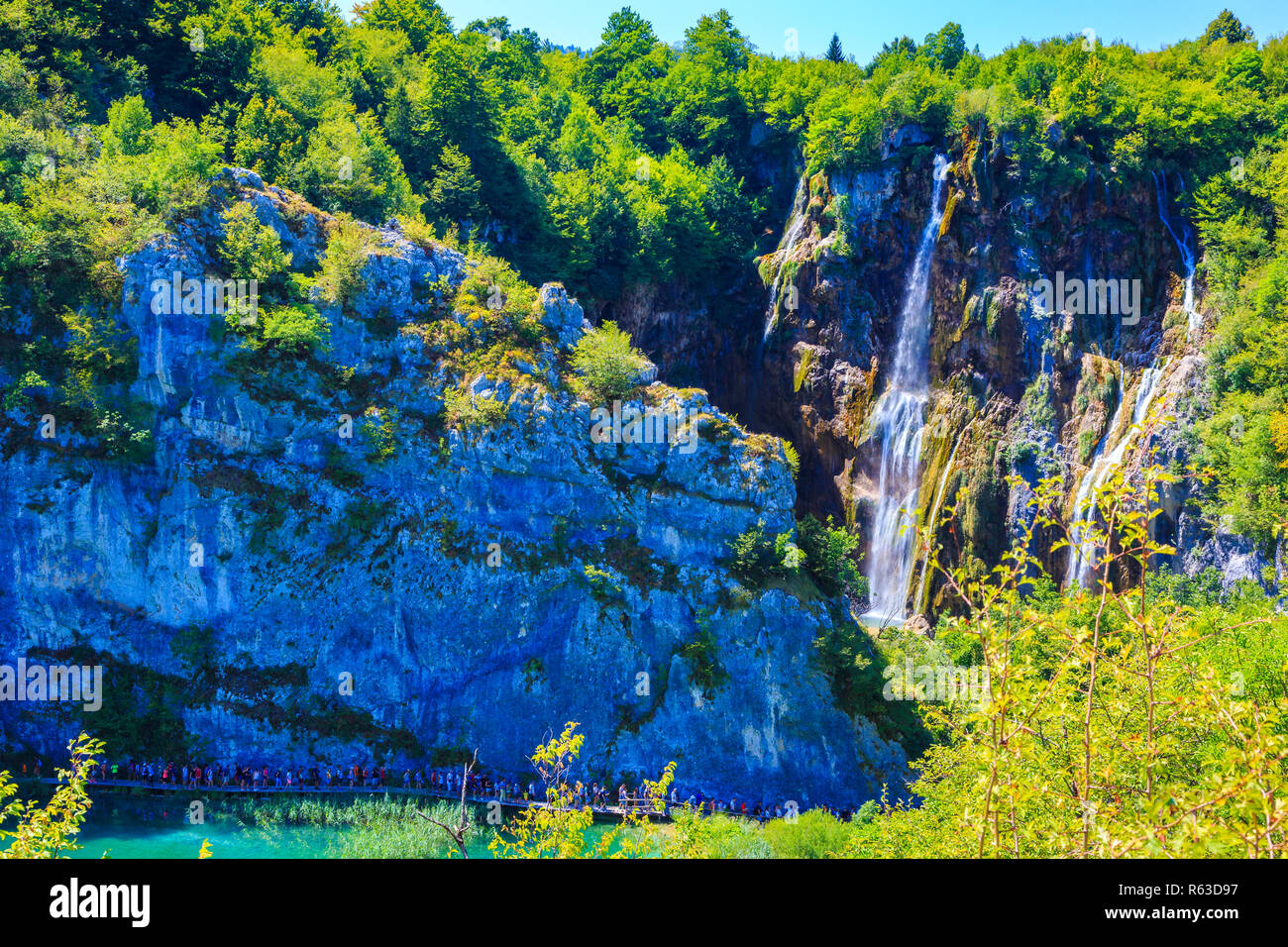 Waters with nature and tourism landscape landscape waterfalls outdoors ...